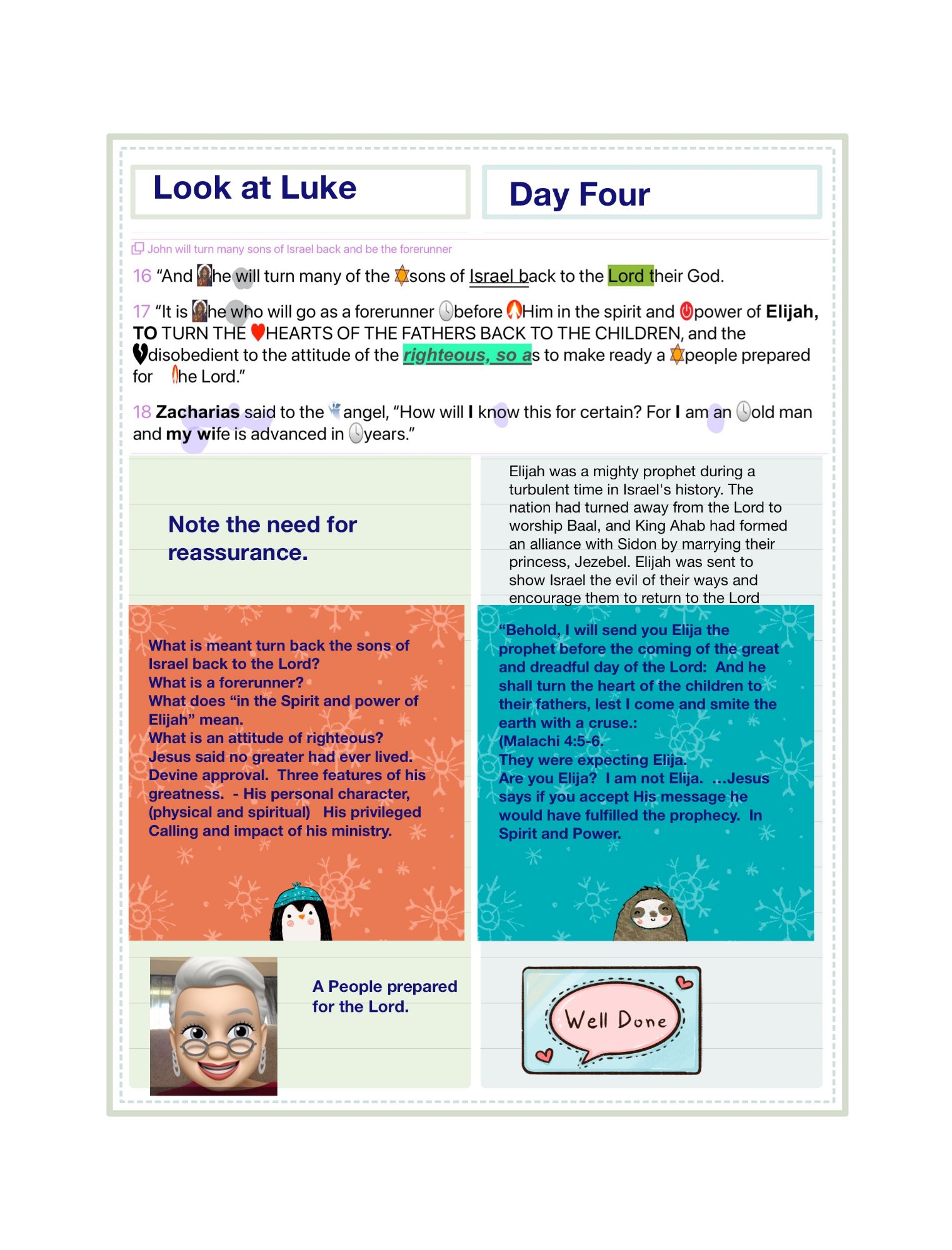 Book of Luke Day Four – Study Scripture Online