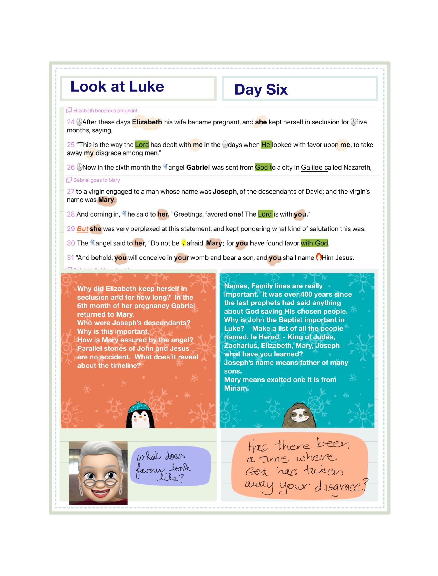Book of Luke Day Six – Study Scripture Online