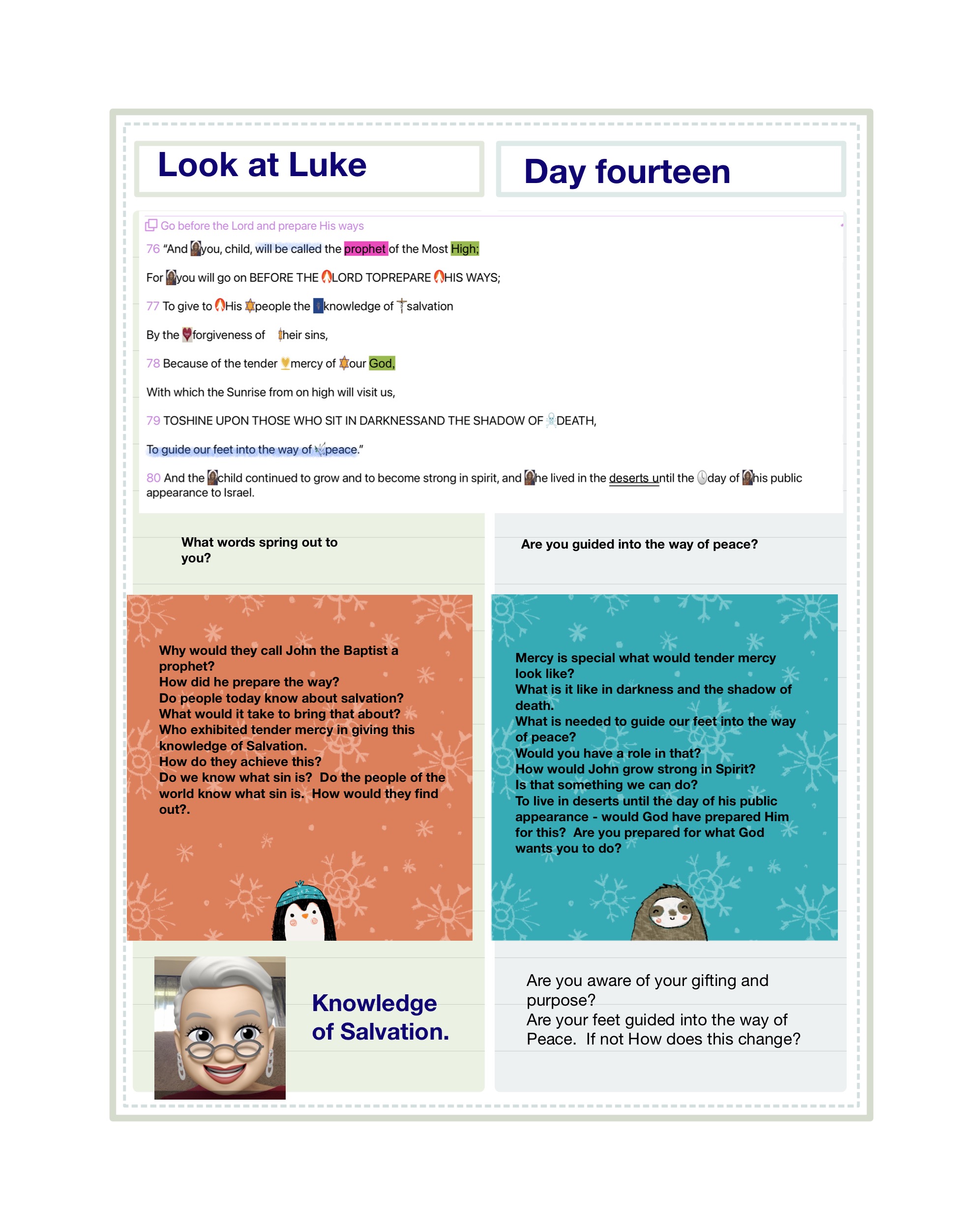 Book of Luke – Day Fourteen – Study Scripture Online