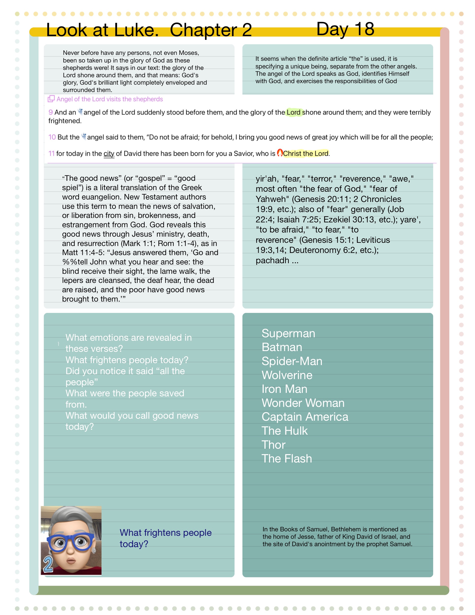 Book of Luke – Day 18 – Study Scripture Online